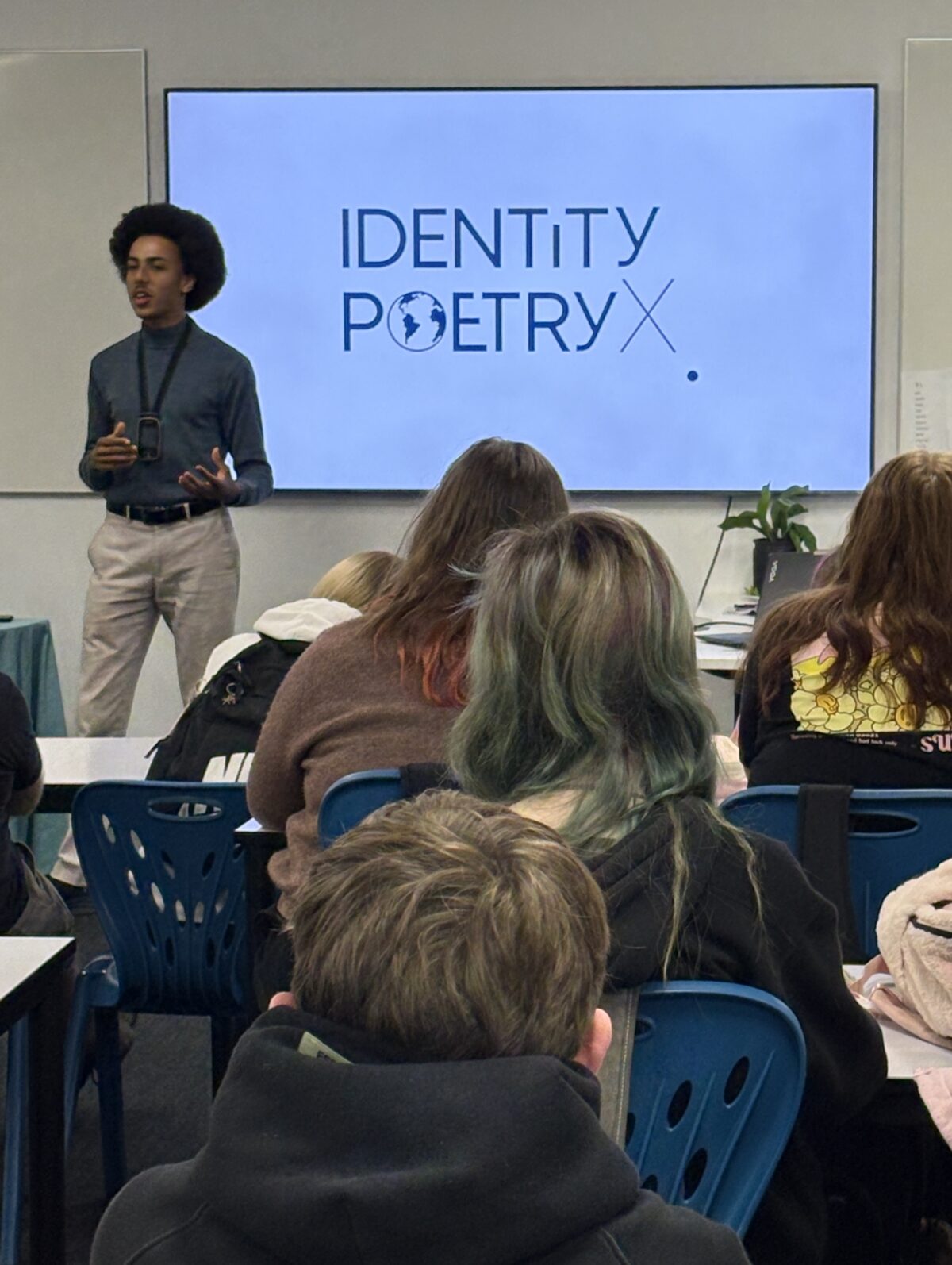 Solli Raphael - Slam Poet Workshops with Allegra Students - Allegra School